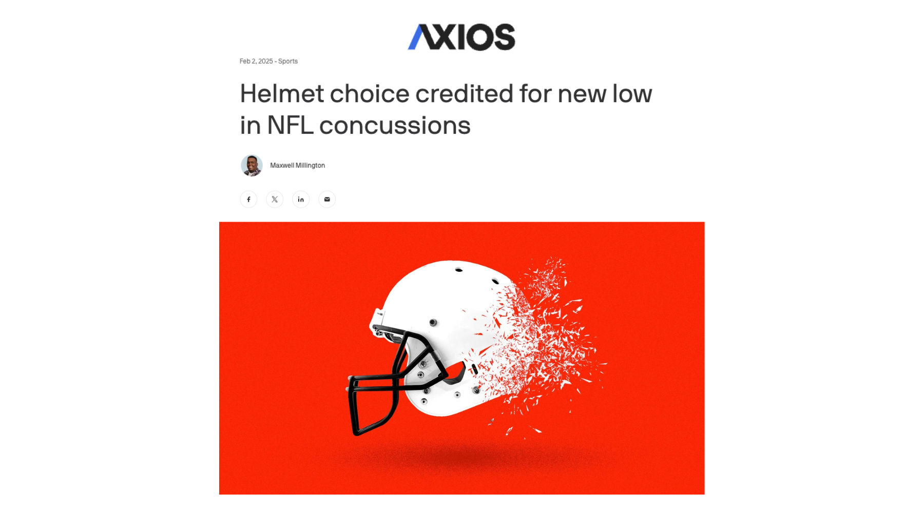 Axios | Helmet Choice Credited for New Low in NFL Concussions – LIGHT ...